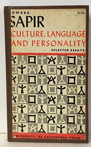 Culture, Language and Personality: Edward Sapir: Amazon.com: Books