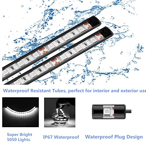 Snapklik.com : Vbakor Boat Led Strip Lights, 4 Pcs 24 Marine Interior ...