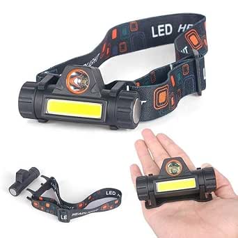 LED Headlamp USB Rechargeable, Waterproof Headlight Flashlight ...