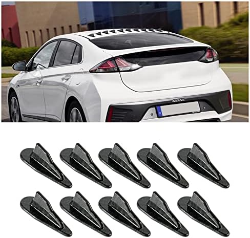 Amazon.com: 10 PCS Diffuser Shark Fin Kit, Universal Carbon Fiber Car ...