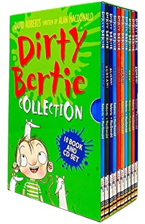 Amazon.com: Dirty Bertie Collection 10 Books & CD Box Set By Alan ...