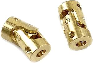 5/1 pièces 3mm Accouplement Laiton Joint Universel Rc Bateau Voiture ...