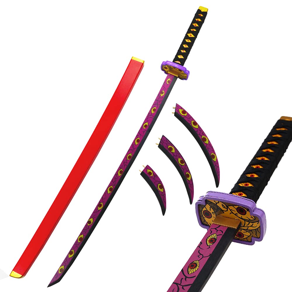 Buy Bamboo Blade Demon Slayer Katana, Cosplay Weapon Prop Anime Ninja ...