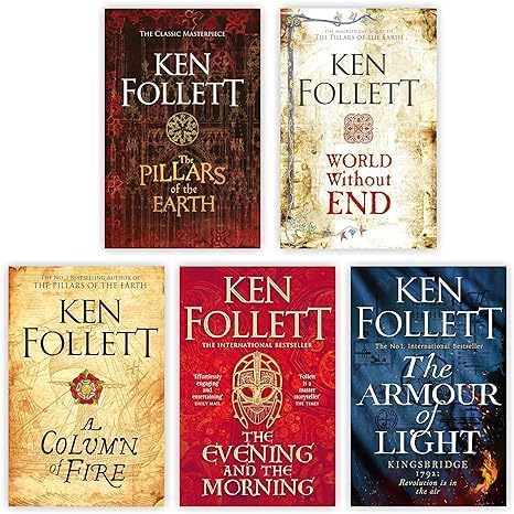 Kingsbridge Novels Collection 5 Books Set By Ken Follett (The Pillars ...