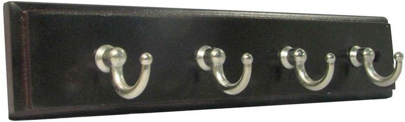 Amazon.com: Nystrom Expresso Key Hook Board 8-3/4 in. With 4 Pewter ...