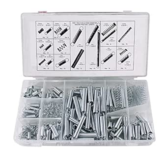 HFS(R) 200PCS Metal Steel Spring Electrical Hardware Spring Set Drum ...