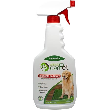 Green Carpet Spray Entrenador para Perro y Gato Quita Olores Amigable ...
