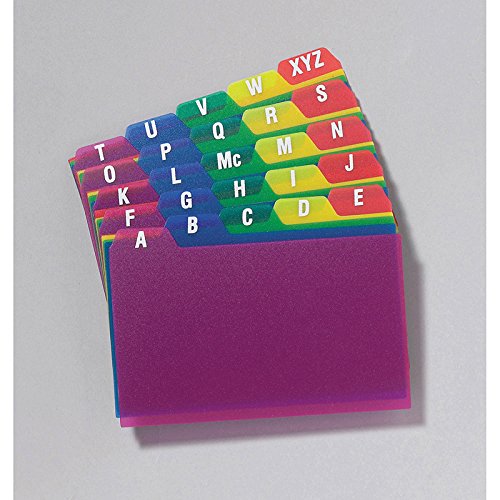 Amazon.com: Oxford 73153 3" X 5" A To Z Poly Index Card Guides : Office ...