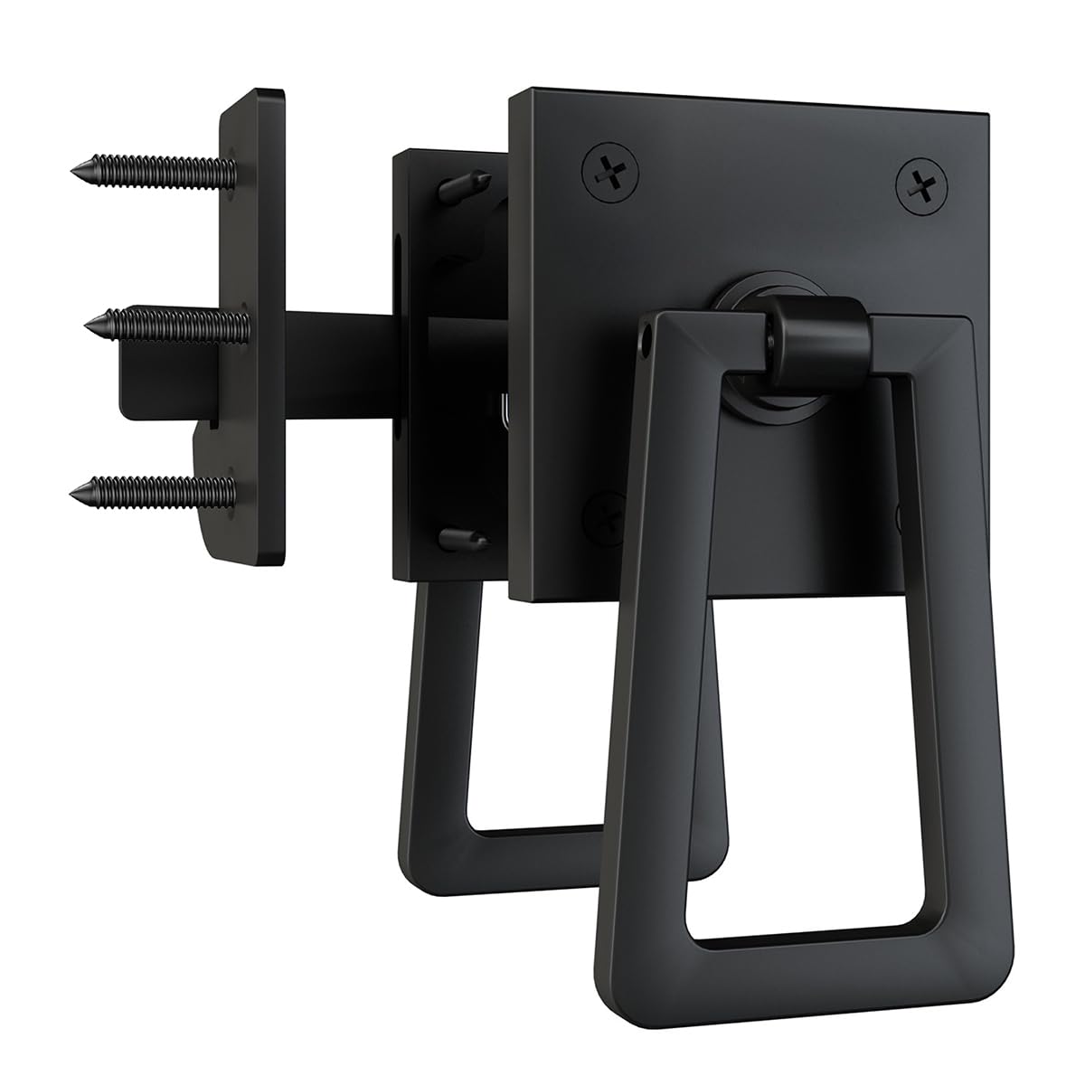Snapklik.com : Double Side Gate Latch, Heavy Duty Gate Latches,Black ...