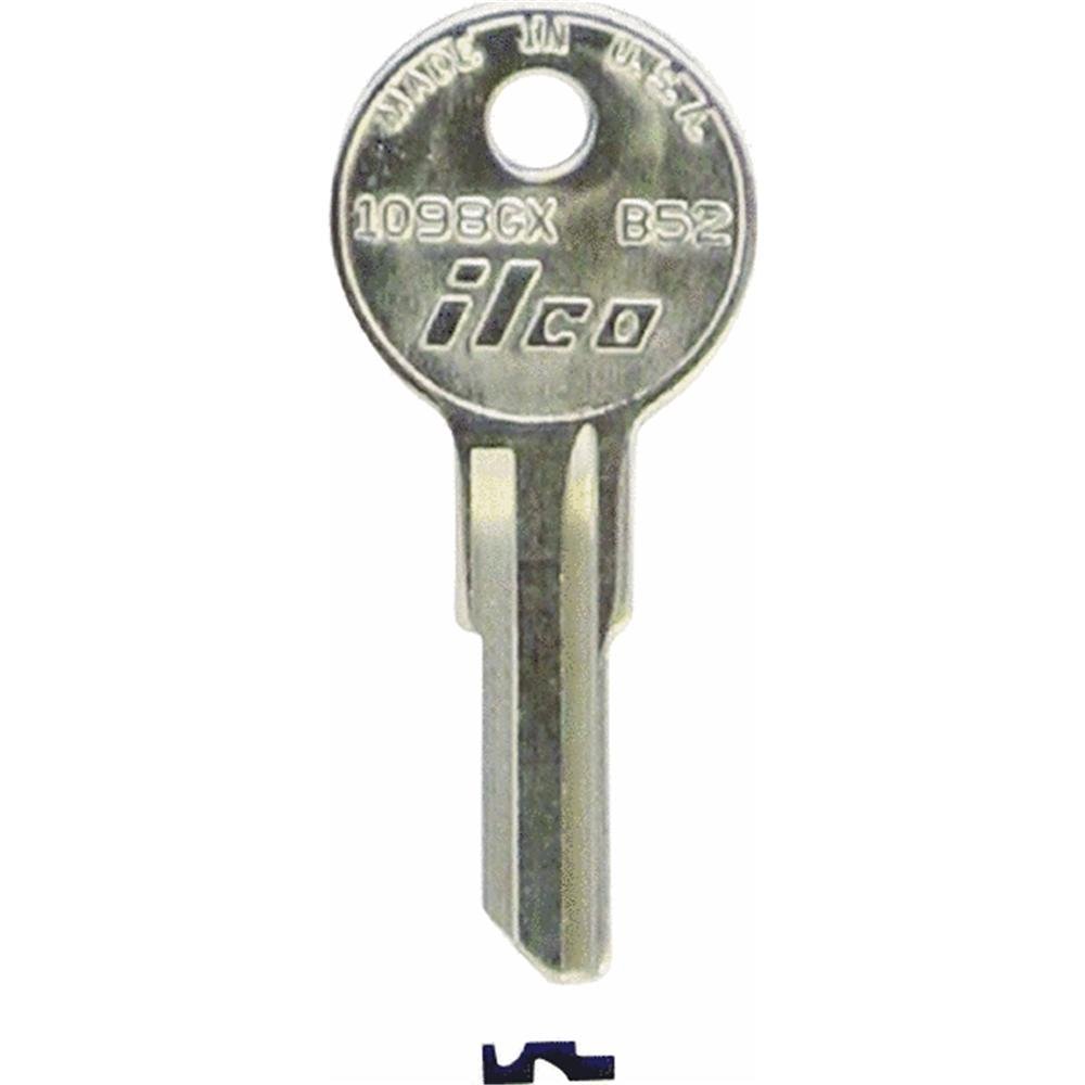 KABA ILCO B52-1098GX GM Gas Cap Key Blank - Door Lock Replacement Parts ...