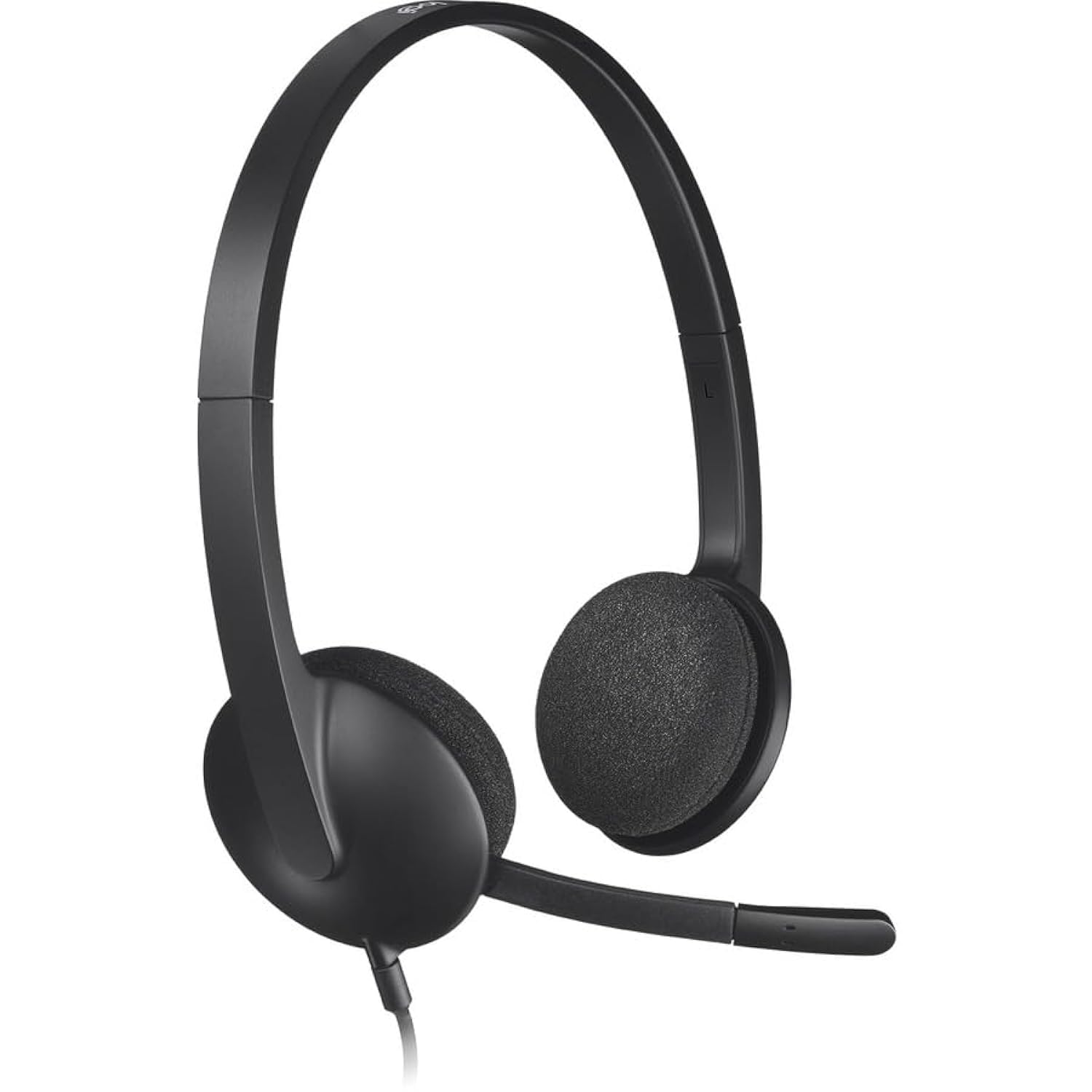Logitech H340 Wired Headset, Stereo Headphones With Noise-Cancelling ...