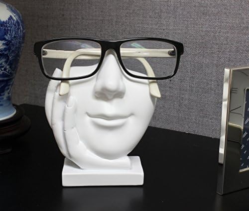 Support à lunettes – Présentoir à lunettes – Visage blanc sculpté ...