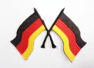 Amazon.com: German Cross Flag Motocross Racing Iron On Patch