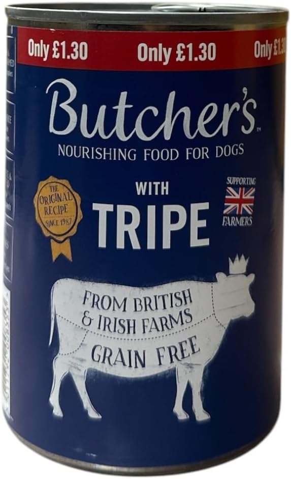 Butchers Tripe Dog Food, Grain Free, 12 x 400g Cans : Amazon.co.uk: Pet ...