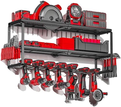 Amazon.com: EACONPT Power Tool Organizer, 4 Layer Metal Tool Organizers ...