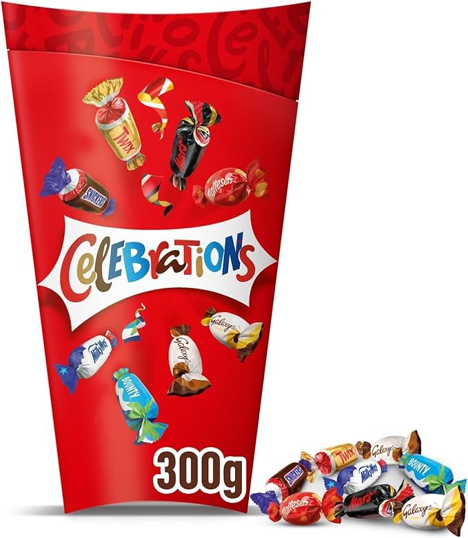 Celebrations Milk Chocolate Selection Box - 300g (Pack of 2) | Assorted ...