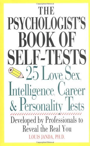 Psychologist's Book of Self Tests: Louis Janda: Amazon.com: Books