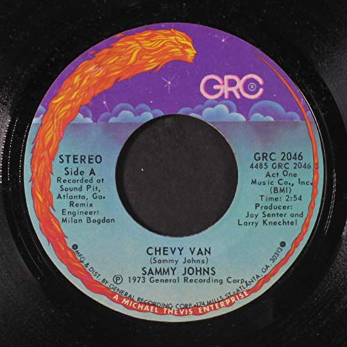 SAMMY JOHNS - chevy van / mono 45 rpm single - Amazon.com Music