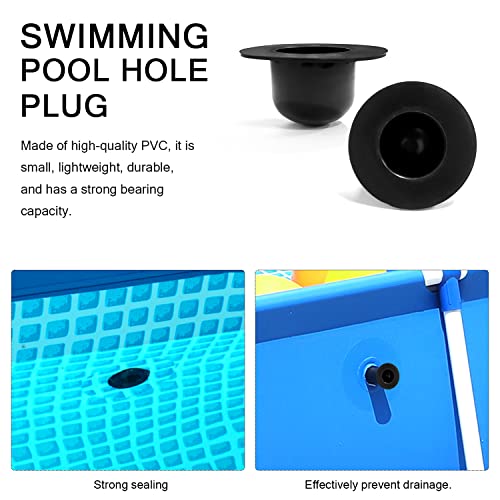 SIKAMARU Pack of 10 Swimming Pool Wall Hole Plugs, Swimming Pool ...