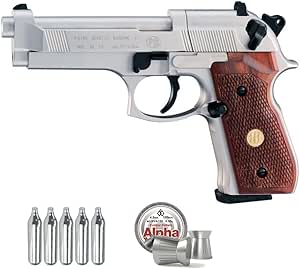 Umarex Beretta M92FS Madera CO2 (4,5mm)| Pistola de Aire comprimido (munición de Plomo) Calibre ...