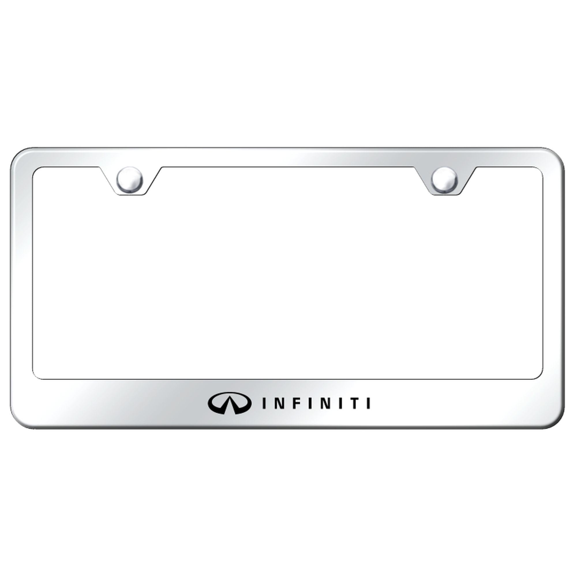 Amazon.com: AUTO GOLD LFINFEC Engraved Chrome License Plate Frame ...