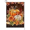 Amazon.com : Happy Fall Garden Flag Burlap Vertical Double Sided Fall ...