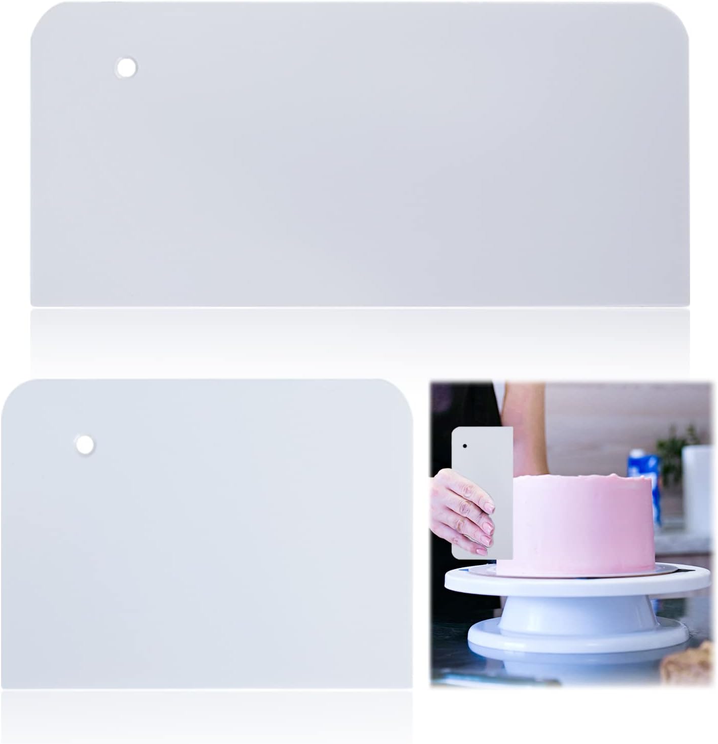 Tala Flat Edge Cake Smoother - Fondant Icing Smoothing Tool - Cake ...