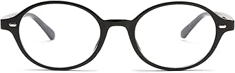FEISEDY Vintage Oval Blue Light Glasses for Women Men Stylish Lightweight 90s Eyeglasses Fake ...