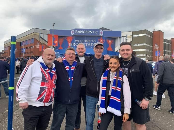 RFC Rangers Champions Football Souvenir Traditional Design Bar Scarf ...