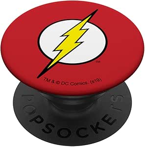 Amazon.com: The Flash Lightning Bolt Logo PopSockets Adhesive PopGrip ...