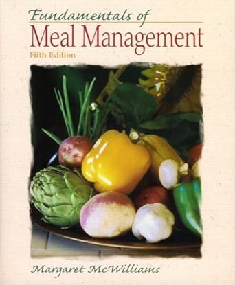 Fundamentals of Meal Management: 5th (Fifth) Edition: Margaret ...