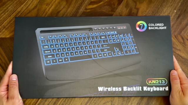 Watch REAL REVIEW Unboxing of my KN213 Wireless Backlit Keyboard on ...