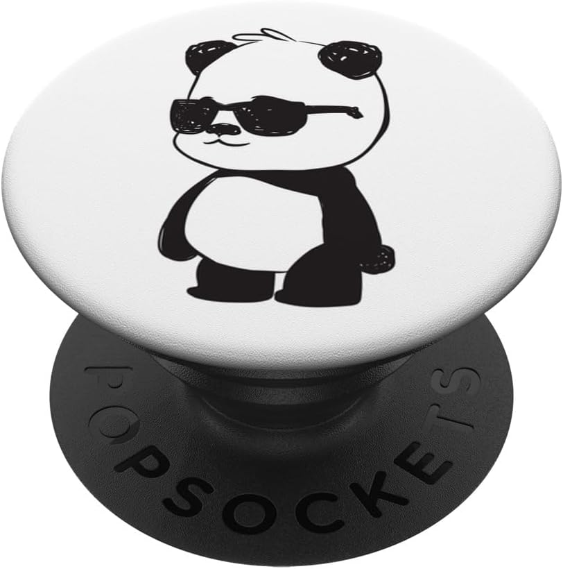 Amazon.com: Cute Sleeping Panda PopSockets PopGrip: Swappable Grip for ...