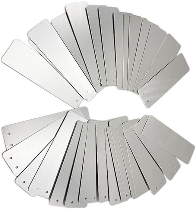 50Pcs Aluminum Plant Labels Double Sided Metal Labels Tree ID Tags ...