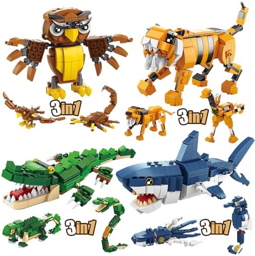 Amazon.com: 12 in 1 Final Wild Animal Building Block Set, Compatible ...