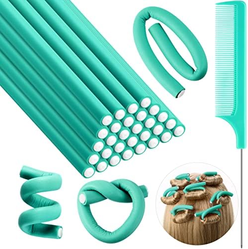 Amazon.com : Syhood 30 Pcs 7'' Flexible Curling Rods Twist Foam Hair ...