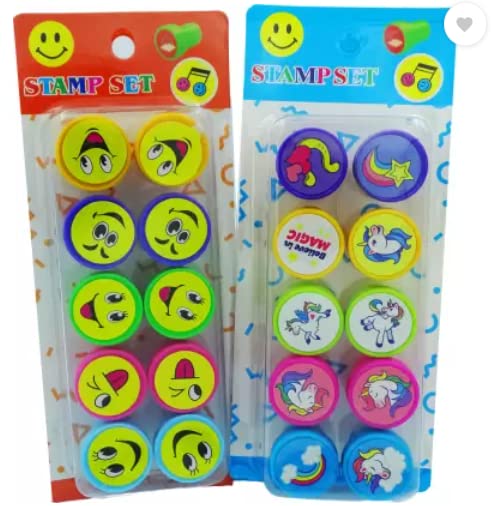 Stylie Modern Alternatives Unicorn and Smiley Stamps for Kids and ...