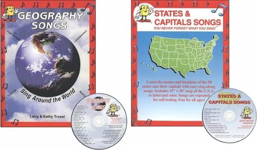 Audio Memory Songs Geography CD SET - Geography and States and Capitals ...
