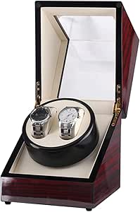 Amazon.co.jp: Automatic Watch Winder Box, Dual Watch Rotating Storage ...