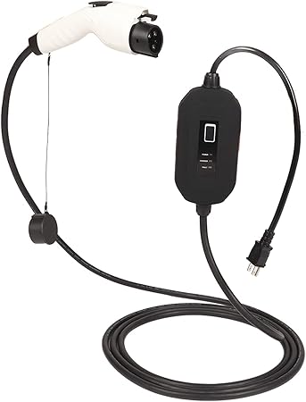 Amazon.co.jp: EV充電器 電気自動車 EV 充電ケーブル 電気自動車用ポータブル充電器 レベル2 EV充電器 SAEJ1772車の充電器 EV充電ケーブル 16A)8/10/13 ...