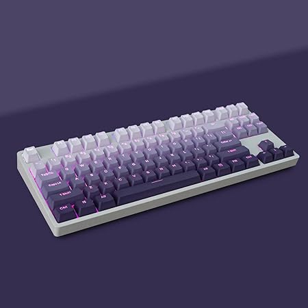 PBT Doubleshot Keycaps Gradiente Viola Retroilluminato Profilo OEM ...