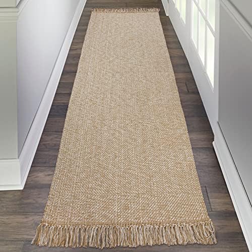Amazon.com: EARTHALL Upgraded Boho Runner Rug 2'x8', Natural Hallway ...