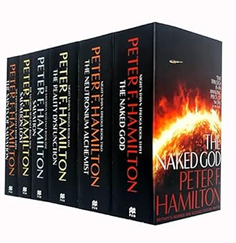 Peter F Hamilton Collection The Salvation Sequence and Nights Dawn ...