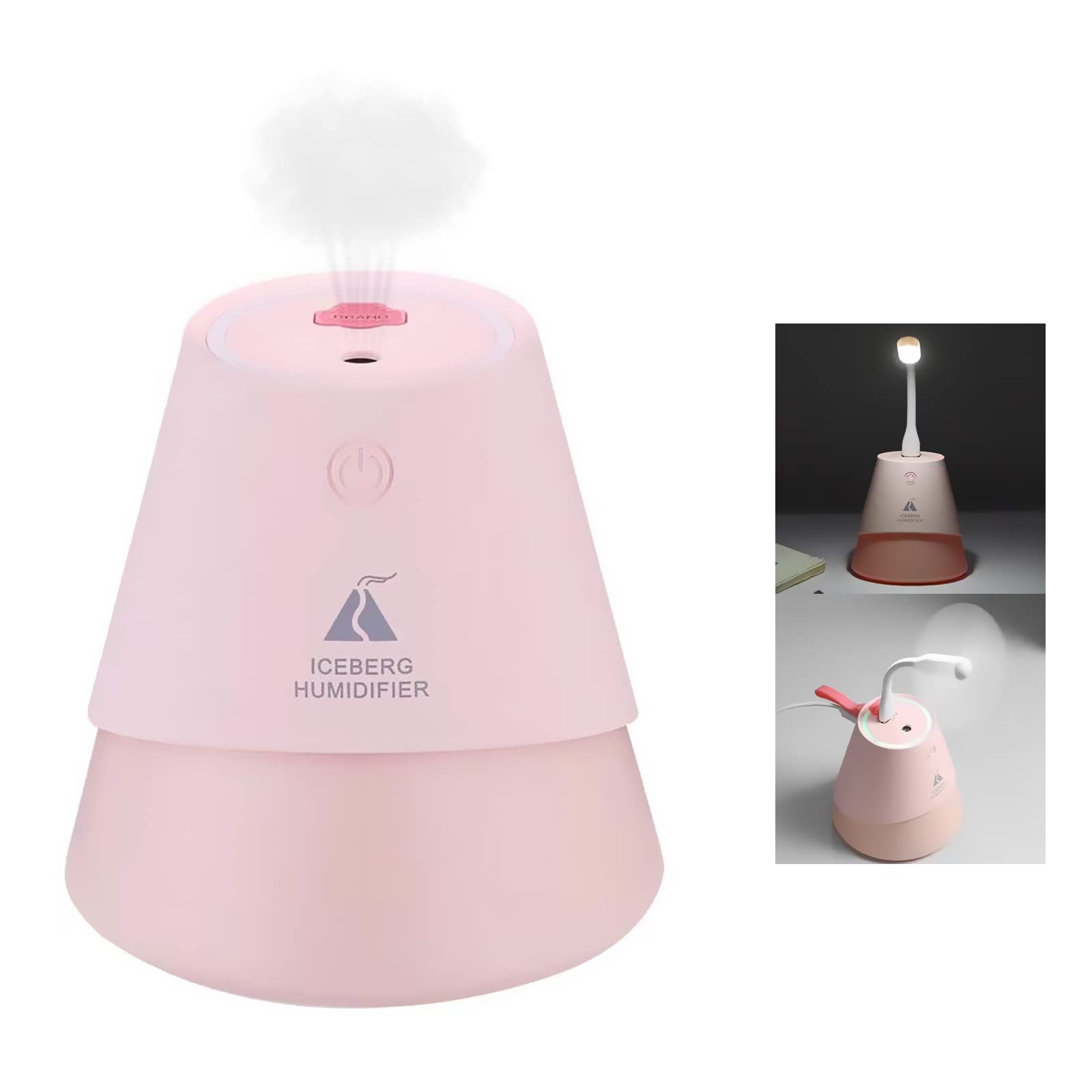 Cute Cool Mist Mini Humidifier For Bedroom Portable Personal Desktop ...