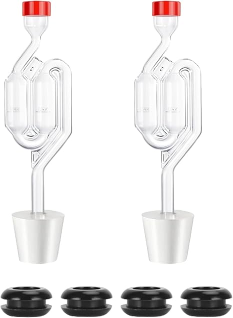 Amazon.com: Sweetfamily 2 Pcs Airlocks for Fermenting,Bubble ...
