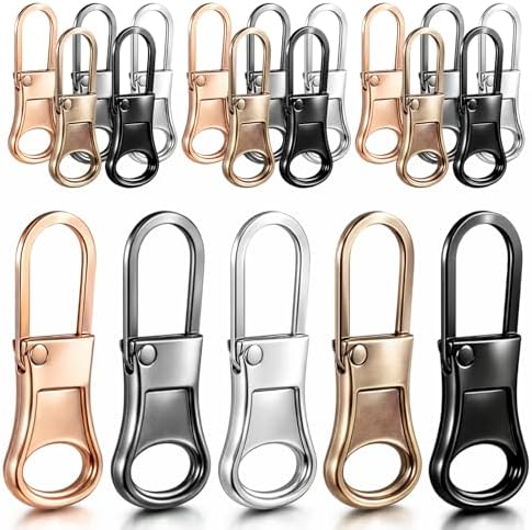 Amazon.com: cobee 20 Pcs Zipper Pull Replacement, Detachable Zipper ...