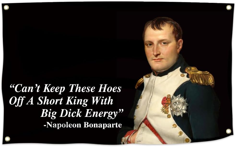 Amazon.com: Napoleon Bonaparte Joke Flag 3x5 Ft Flags Easy Hanging ...