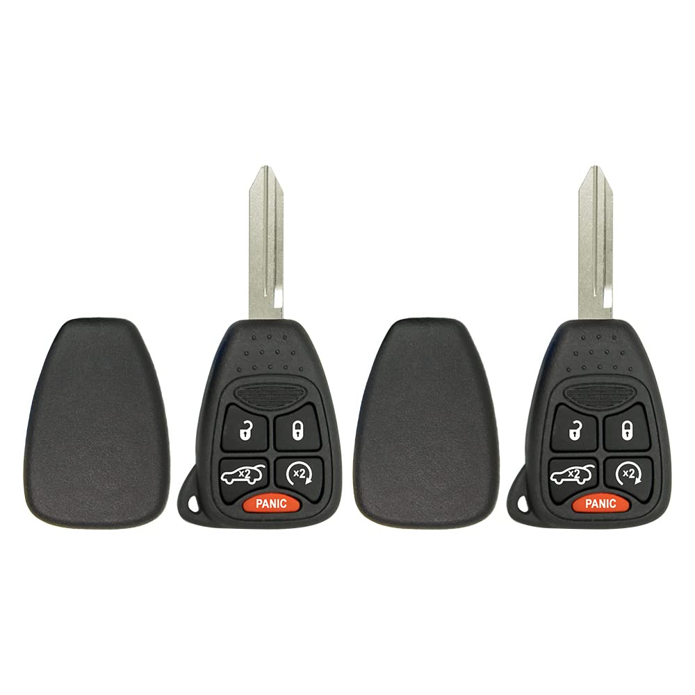 Amazon.com: Keyless2Go Replacement for 5 Button Remote Key Shell ...