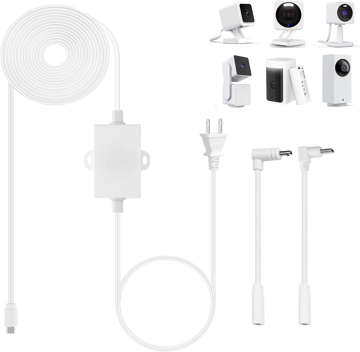 Amazon.com : WYZE Outdoor Wired Power Adapter Cam v3 (Sold Separately ...