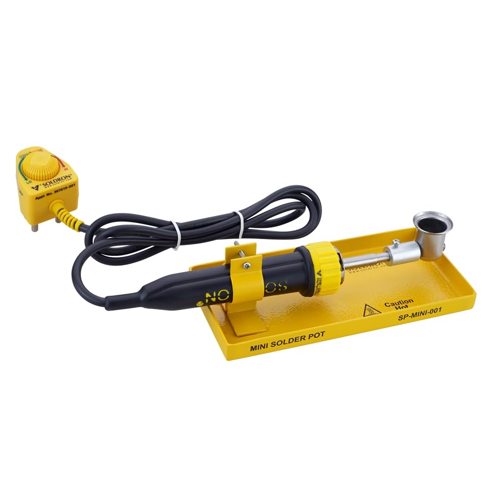 SOLDRON Mini Solder Pot with Soldering Iron 75 Watt | Dual ...